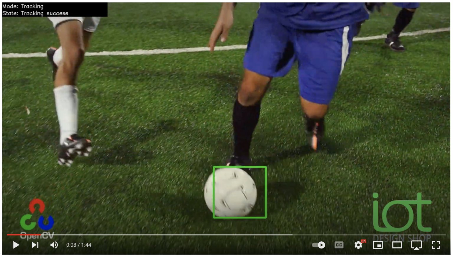 OpenCV Detection and Tracking for Video